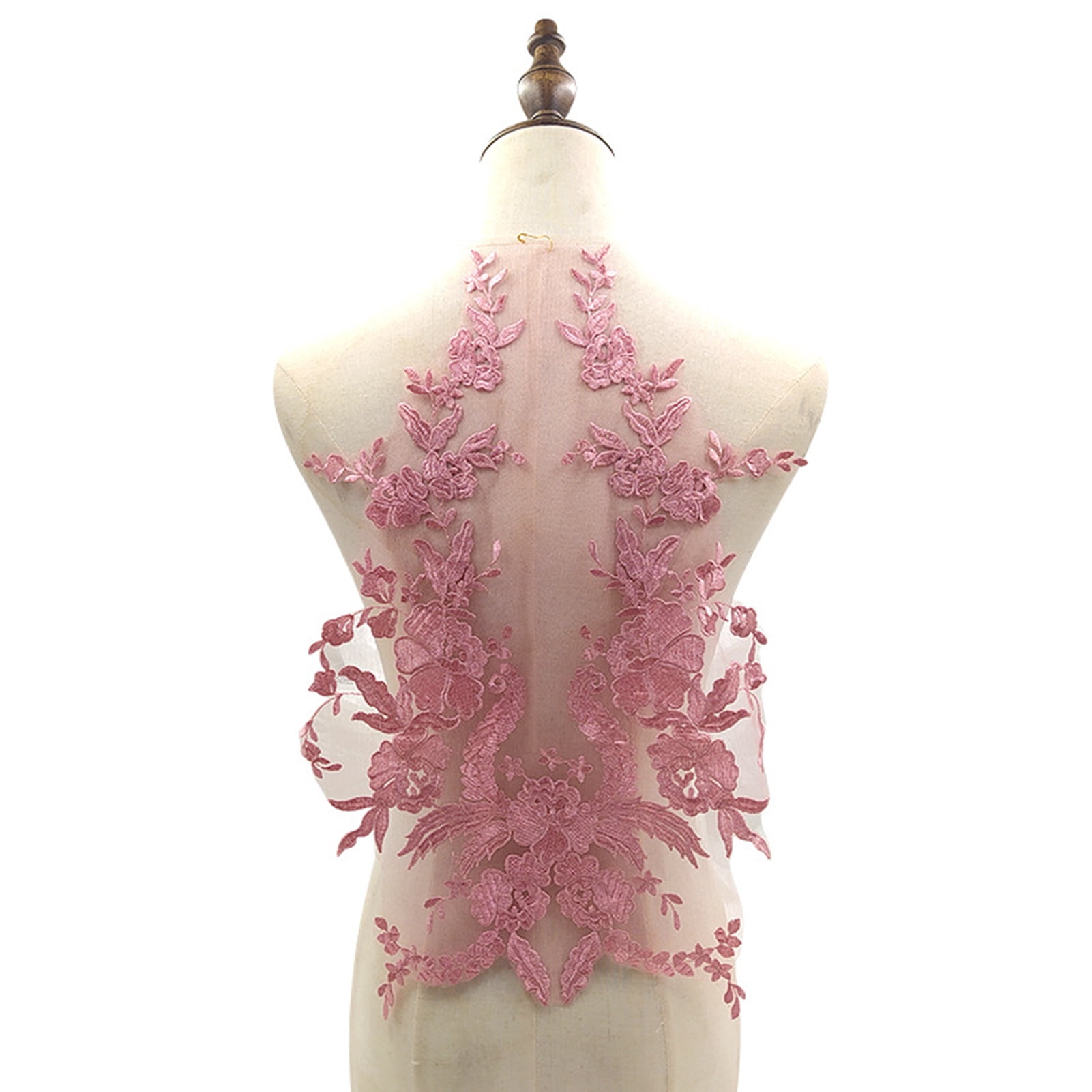 Leadrop Fake Collar Embroidered Fabric Sewing Lace Applique Sewing ...
