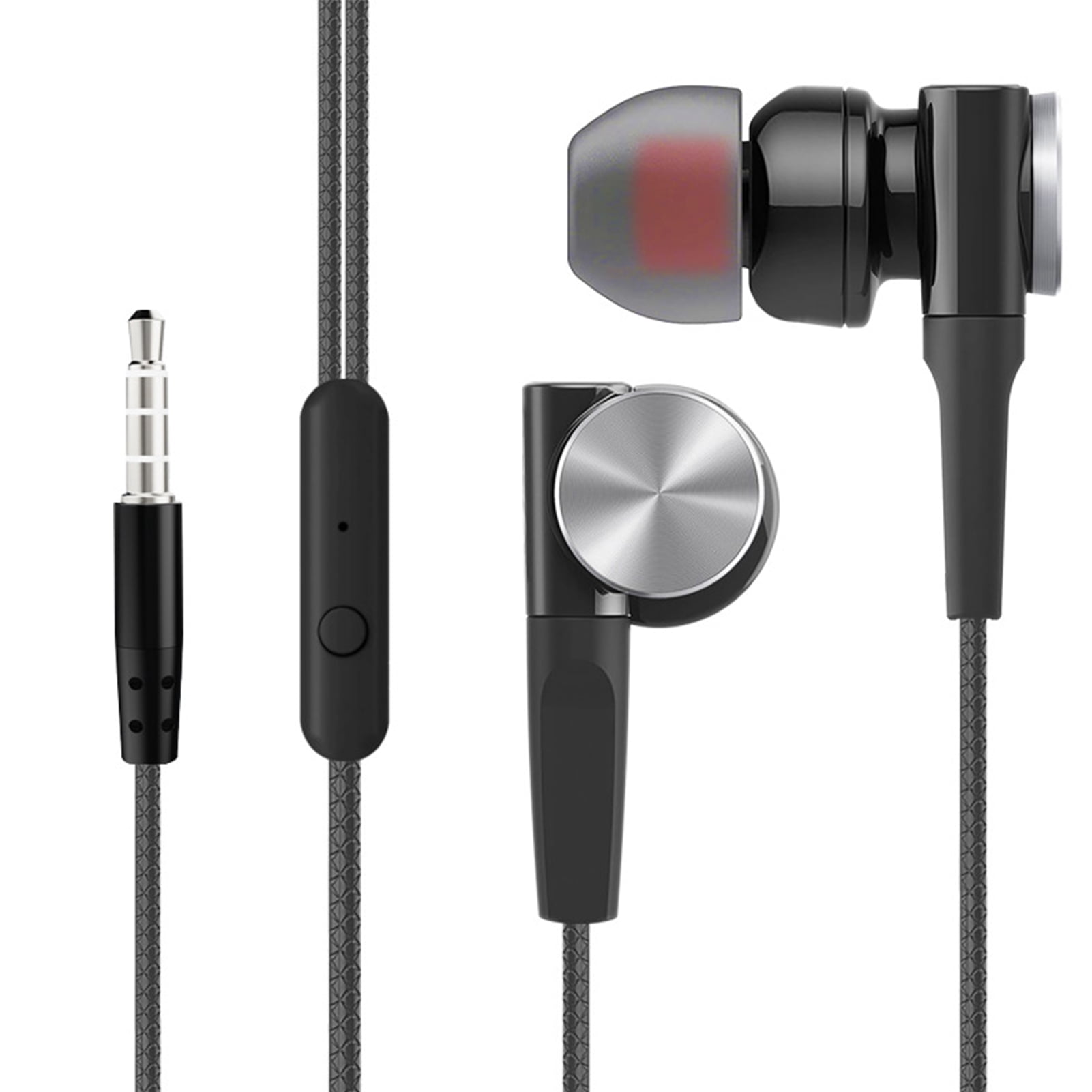 Leadrop -8 Wired Earphone Universal Powerful Bass Dual Drive 3.5mm In ...