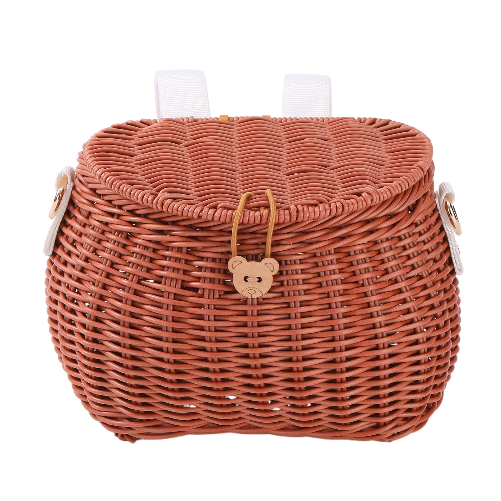 Leadrop Hand-woven Bicycle Basket E-scooter Storage Container Large ...
