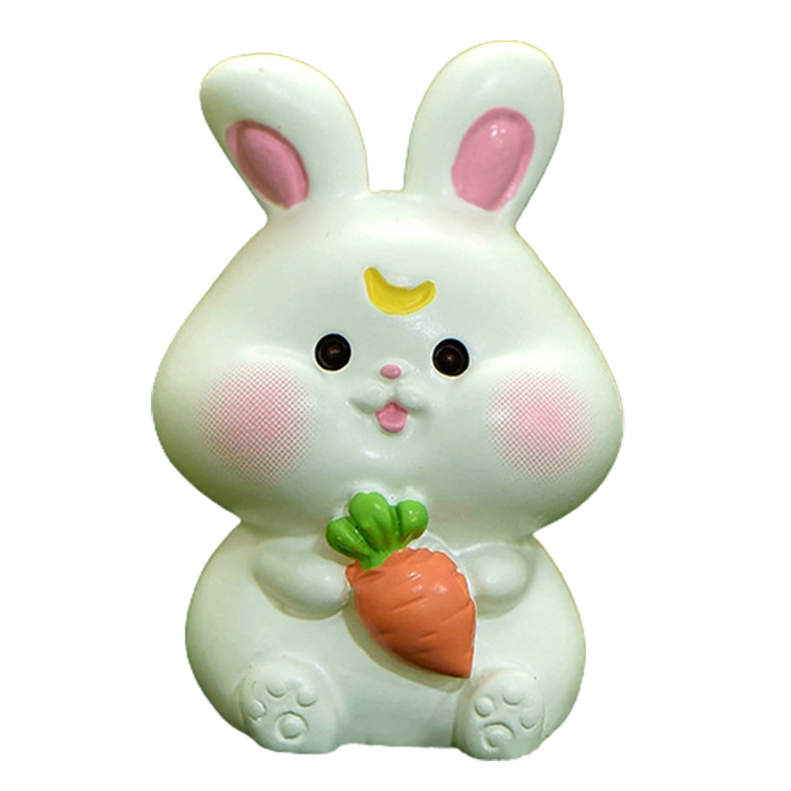 Leadrop Handmade Resin Adorable Animal Shape Miniature Statue Decor ...