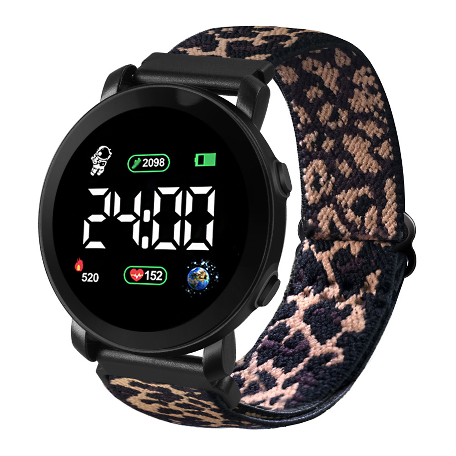 Leadrop LED Electronic Watch Elastic Band Multifunctional Luminous ...