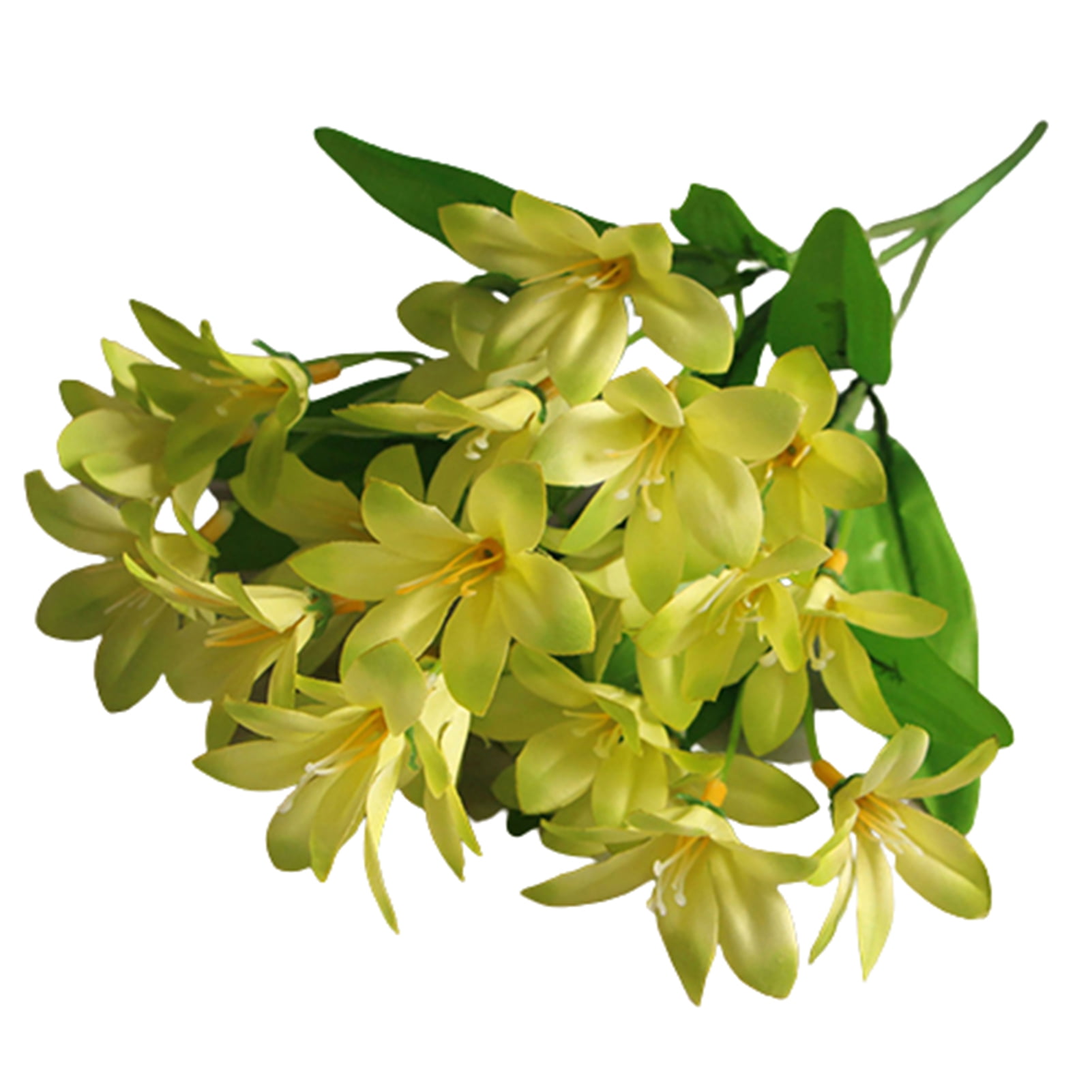 Leadrop Lovely Artificial Mini Lily Flower Bouquet Home Wedding Decor ...