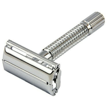 Bevel Single Blade Safety Razor for Skin Level Shaving, Brass Weighted ...