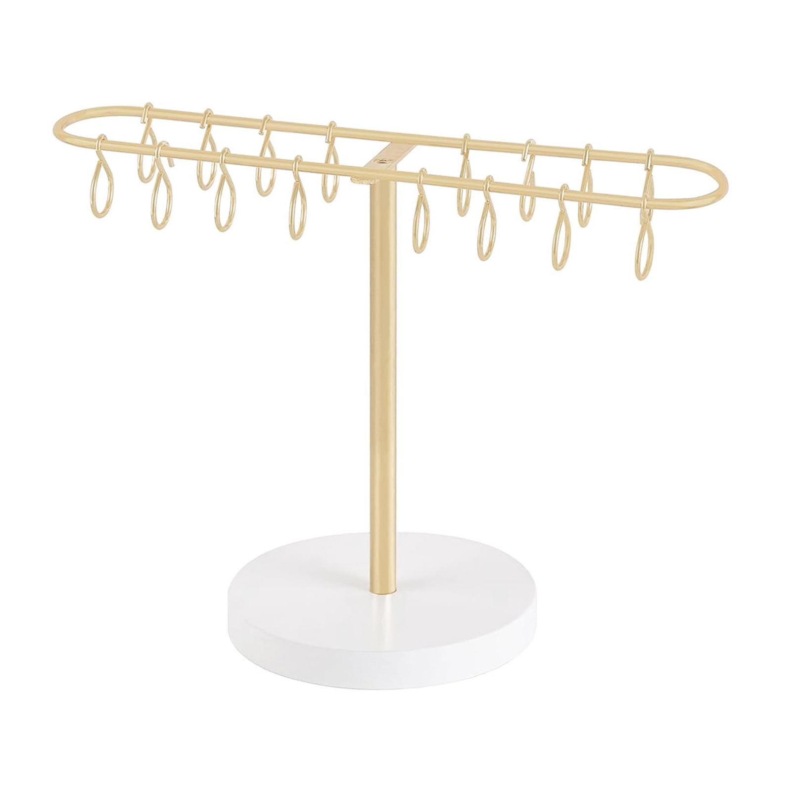 Leadrop Metal Claw Clip Organizer Heavy Duty 16 Hair Claws Holder ...