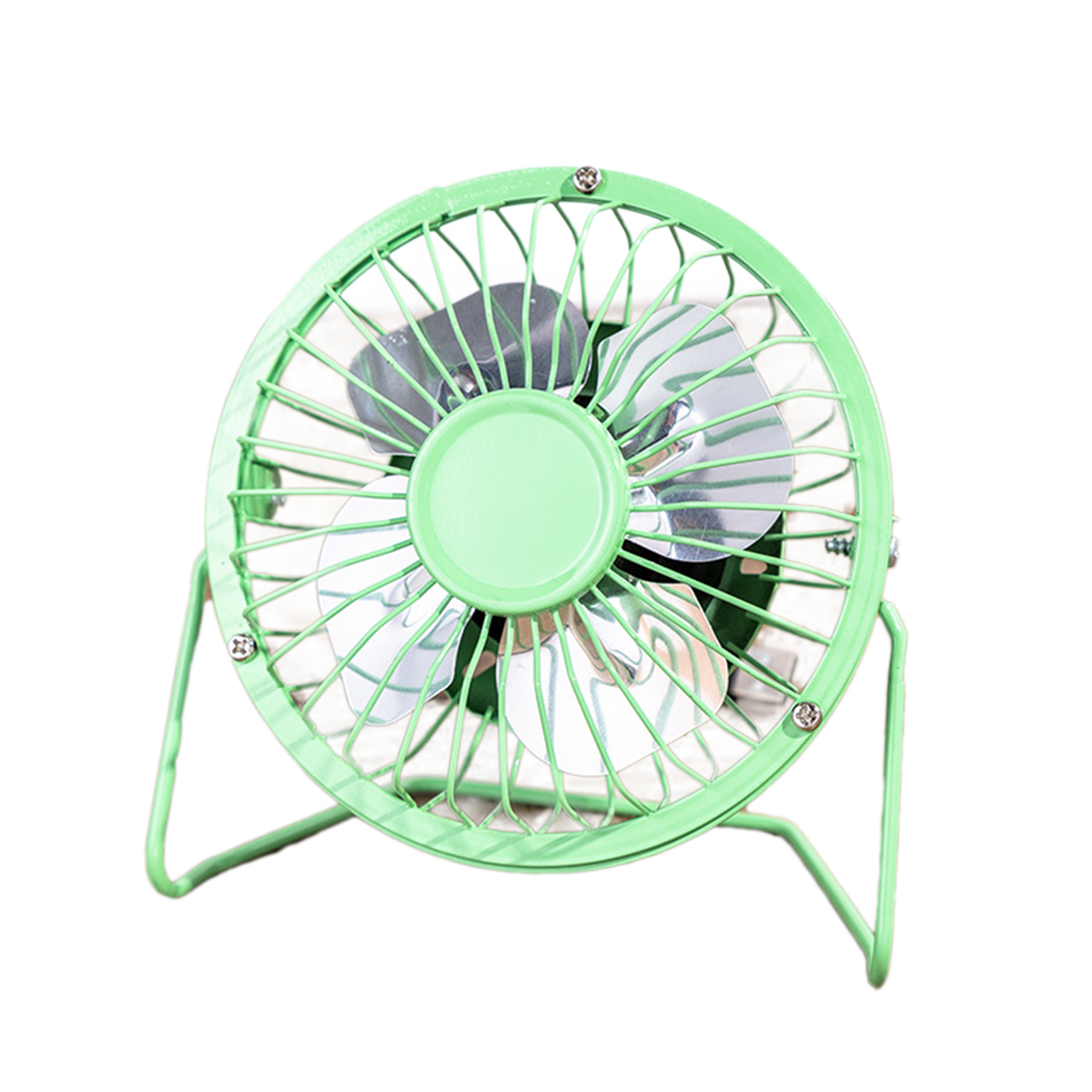 Leadrop Mini Fan Mute Reusable Metal USB Powered Desk Fan Appliance for ...