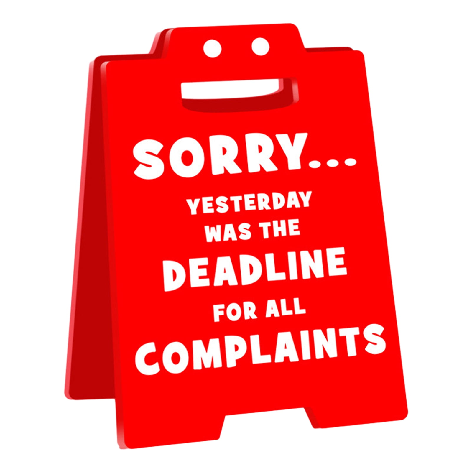 Leadrop Office Desk Sign Acrylic Workplace Humor Reminder Sign Desktop ...