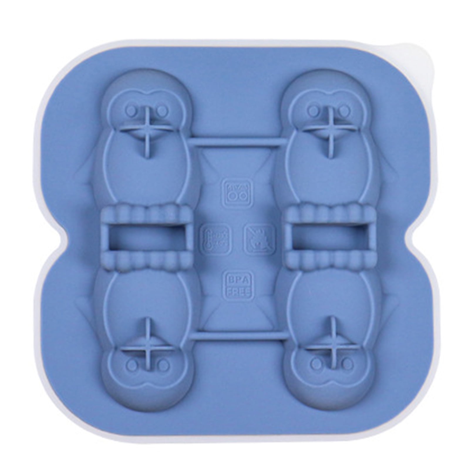 Leadrop Penguin Shaped Ice Cube Trays 3D Ice Cube Mold Easy Release ...