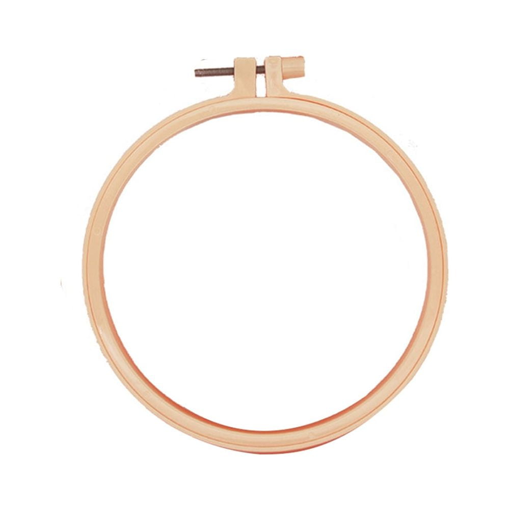 Leadrop Plastic Cross Stitch Embroidery Hoop Circle Sewing Frame DIY ...