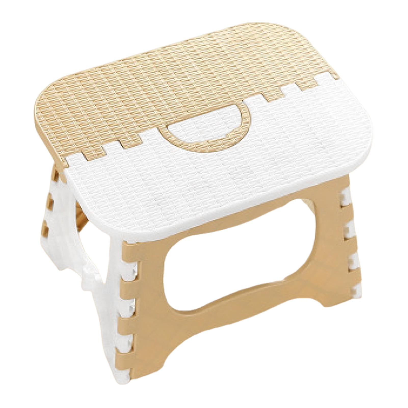 Leadrop Plastic Folding Stool with Handle Portable Lightweight Heavy ...