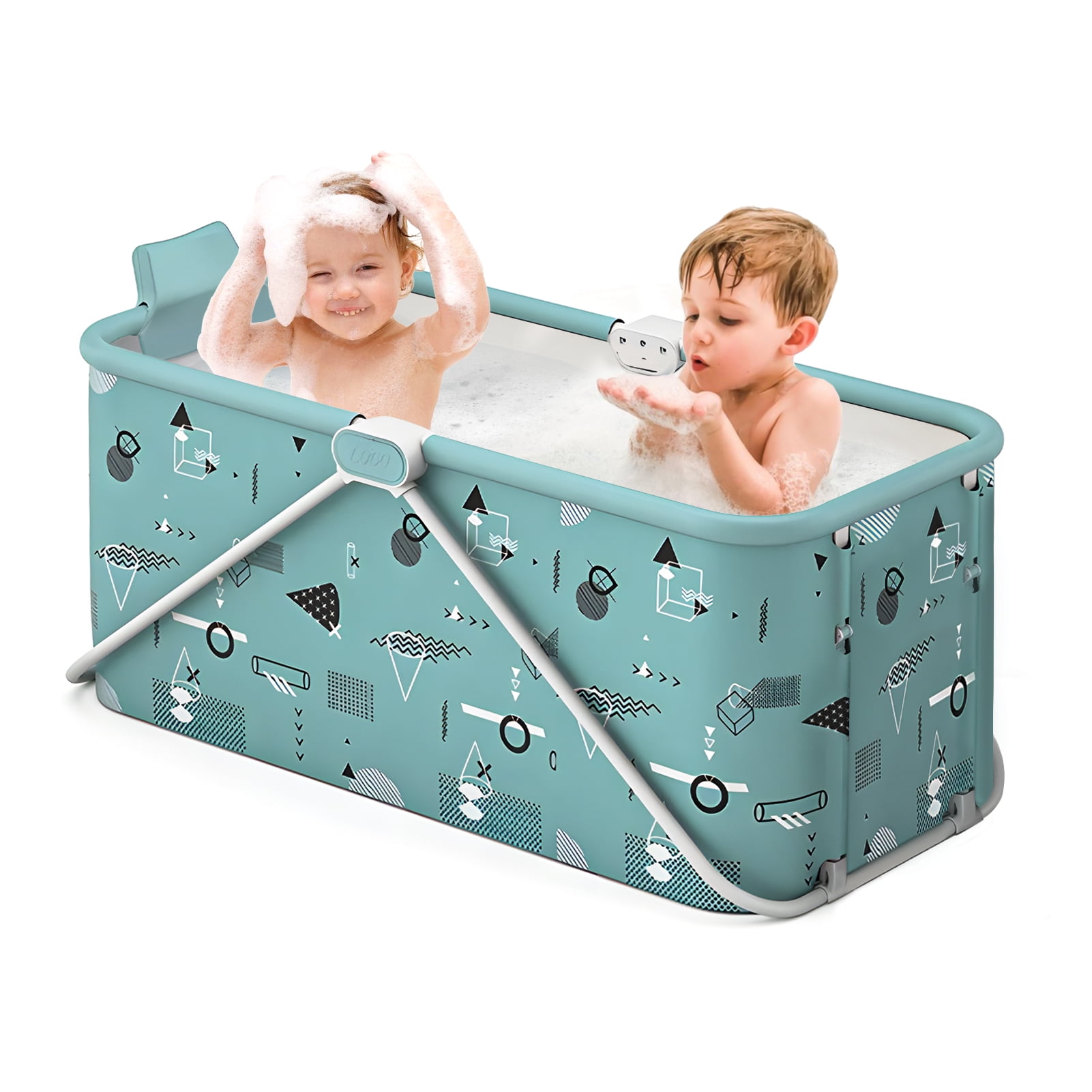 Leadrop Portable Bathtub for Kids Adults 47 Inch Foldable Bathtub ...