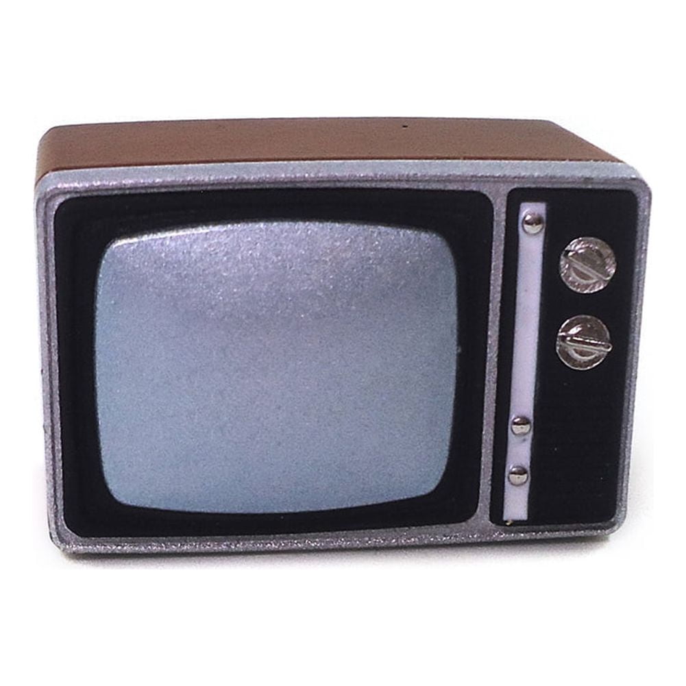 Leadrop Resin Retro TV Model Miniature 1/12 Doll House Appliances ...