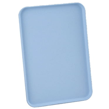 Gerson Set of 2 Rectangle Metal and Wood Trays (For Decorative Use Only ...