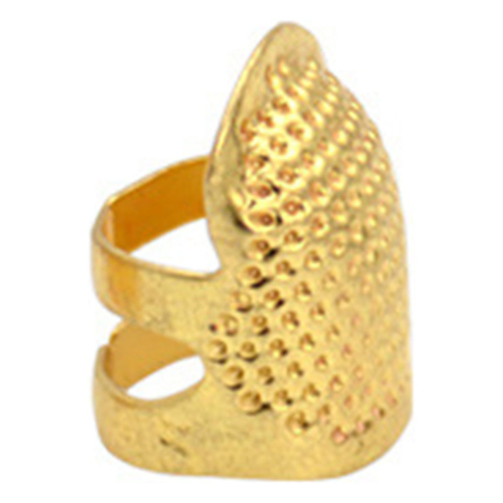 Leadrop Sewing Thimble Adjustable Solid Anti-rust Sewing Thimble Finger ...