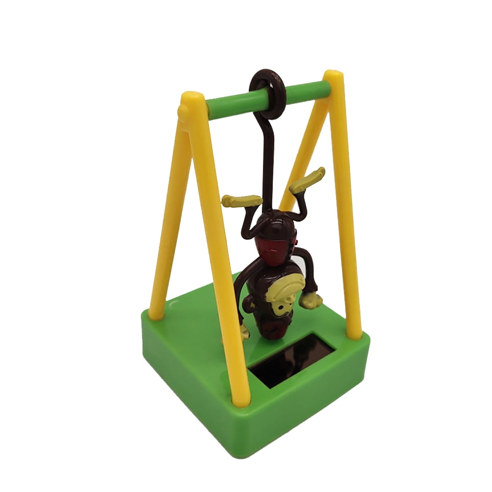 Leadrop Solar Powered Swing Dancing Upside Down Monkey Toy Home Car ...