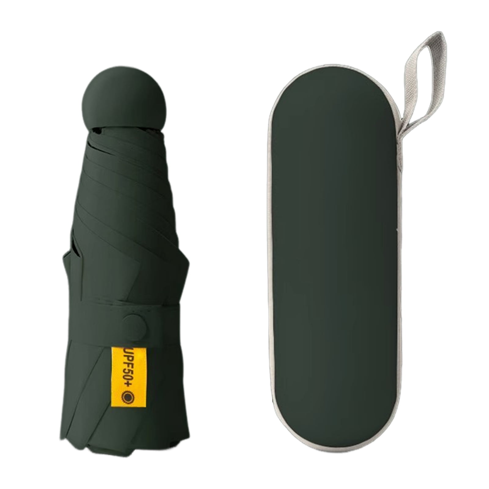 Leadrop Travel Umbrella UPF 50+ Umbrella with 8 Reinforced Ribs for UV ...