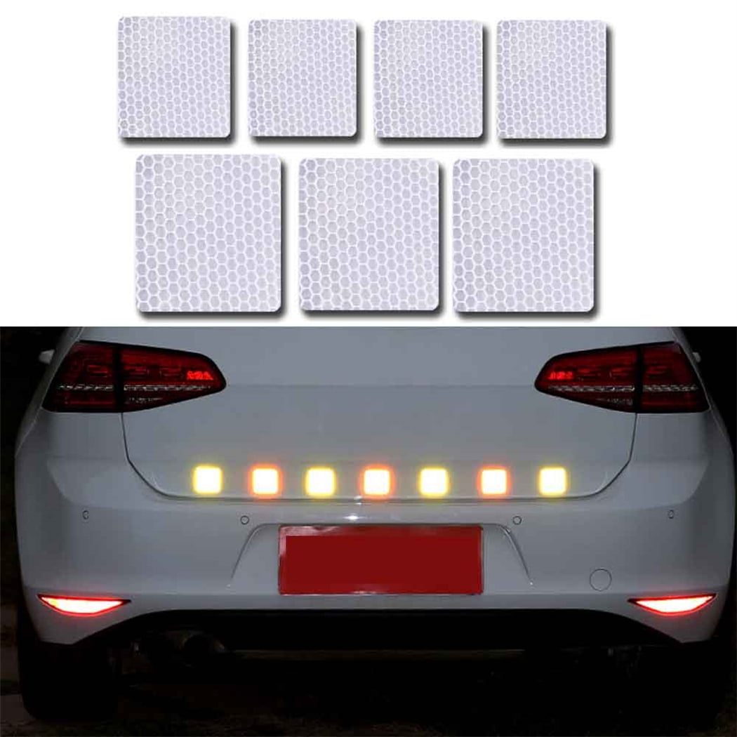 Leadwolf 20x Reflective Reflector Sticker Self Adhesive Safety Warning ...