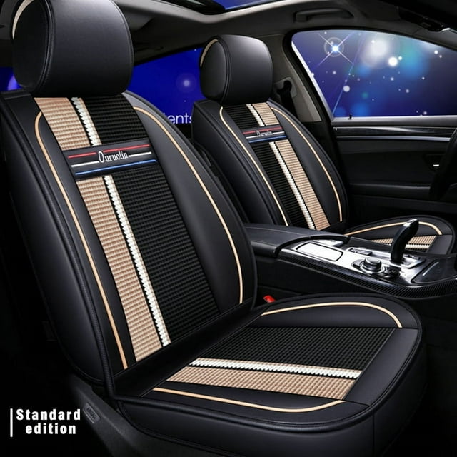 Leadwolf 2PCs Front Car Seat Covers Leather for Audi for A4 1995 ...