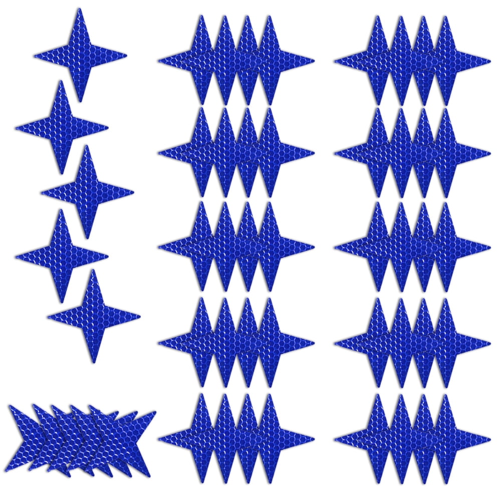 Leadwolf 50x Reflective Reflector Sticker Self Adhesive Safety Warning ...