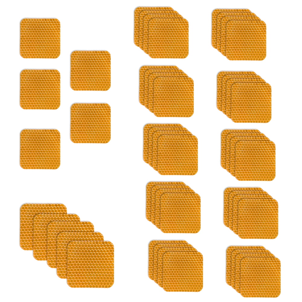Leadwolf 50x Reflective Reflector Sticker Self Adhesive Safety Warning ...