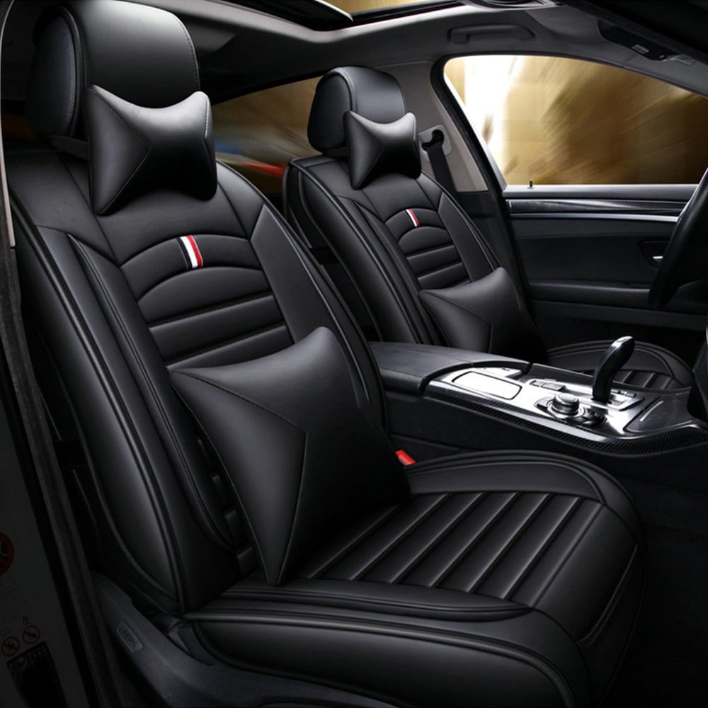 Leadwolf Front Car Seat Protectors for Nissan for Frontier/Datsun/NP300/Hardbody/Winner/Skystar ...