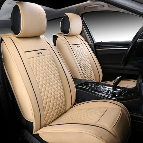 Leadwolf Front Pair Car Seat Covers for Mercedes-Benz for GLE500 2016-Present 2 Seats Waterproof ...