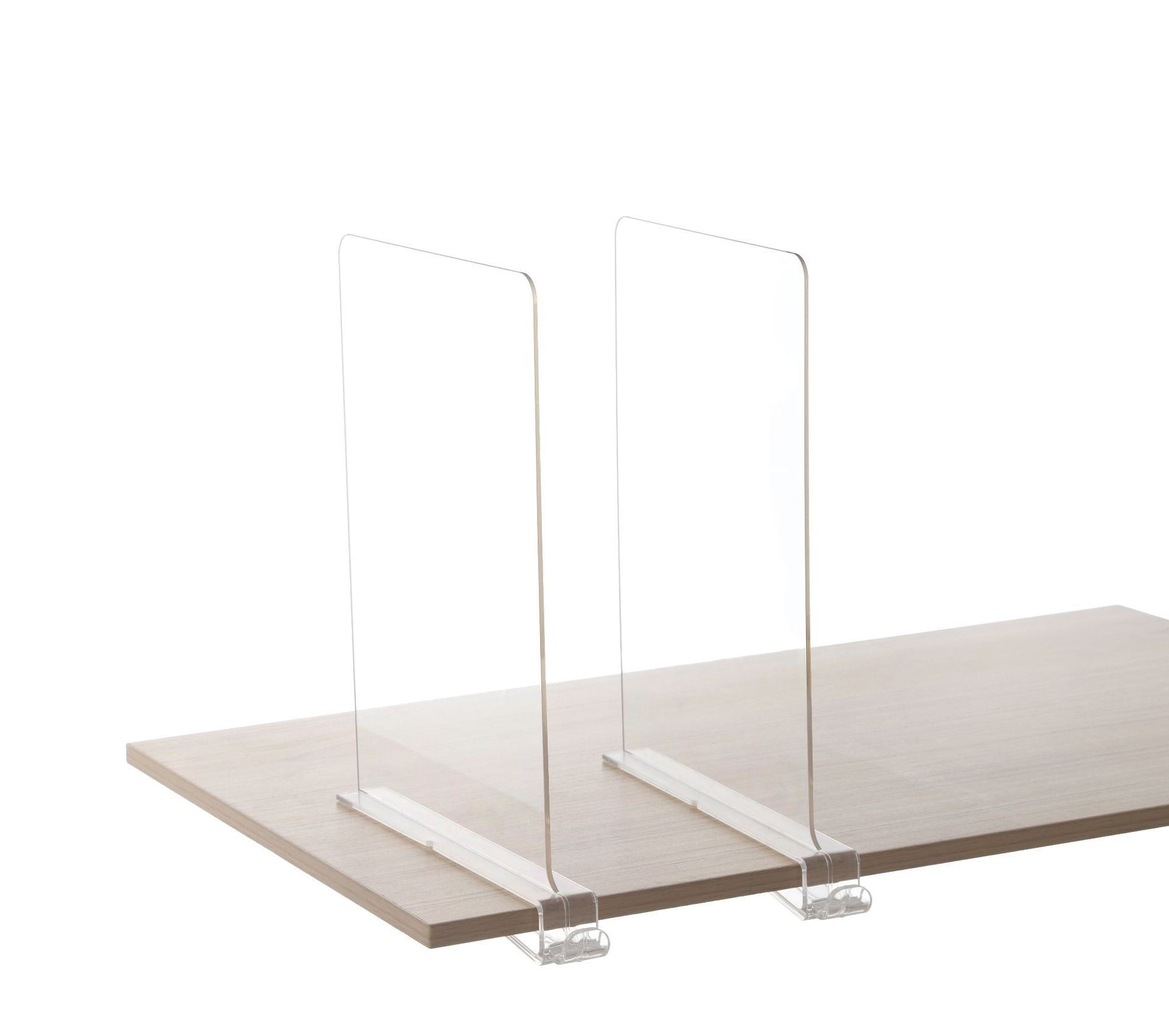Leadwolf Shelf Dividers Clear Acrylic Closet Organizer - 6pc - Storage ...