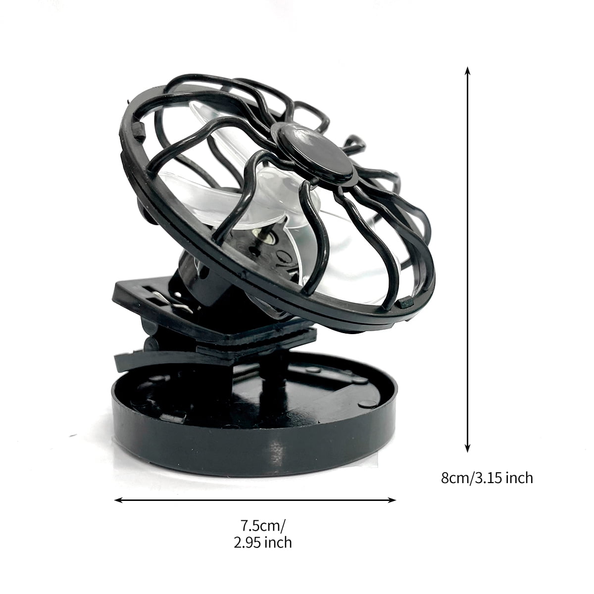 Leadwolf Solar Fan Electric Mini Clip On Solar Fan Air Conditioner ...