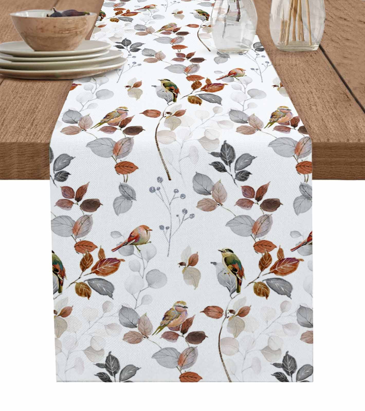 Leaf American Country Leaf Mockingbird Table Runner Party Dining Table ...