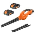 Cshidworld Cordless Leaf Blower, 20V Battery Powered, 2 Speed Modes ...