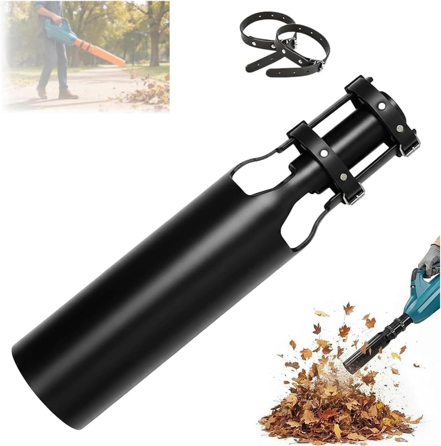Leaf Blower Air Booster Attachment, 2X Airflow Amplifier with Heatproof ...