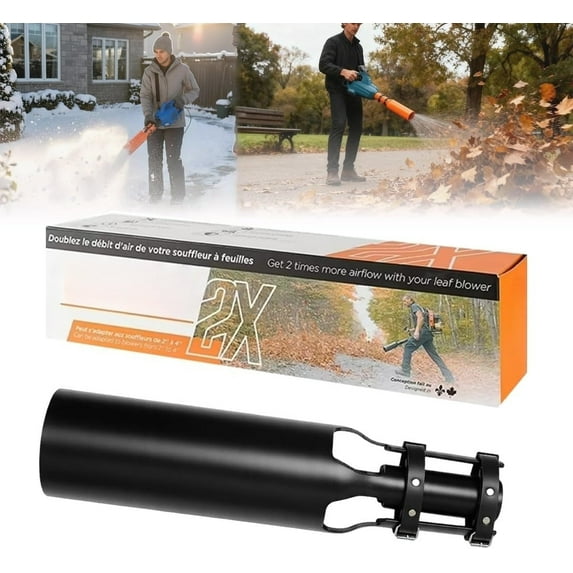 Leaf Blower Air Booster Attachment Tube 2X Air Cyclone Flow for Blower ...