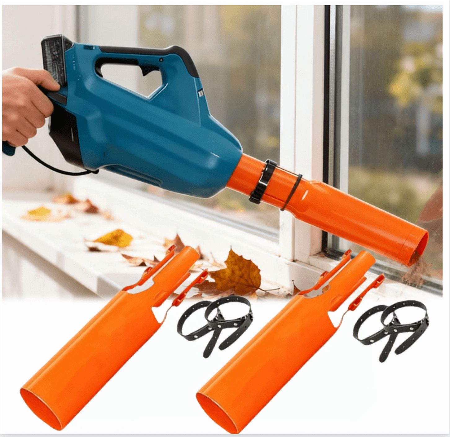 Leaf Blower Attachment 2nd Generation, Leaf Blower Air Booster, Airflow ...