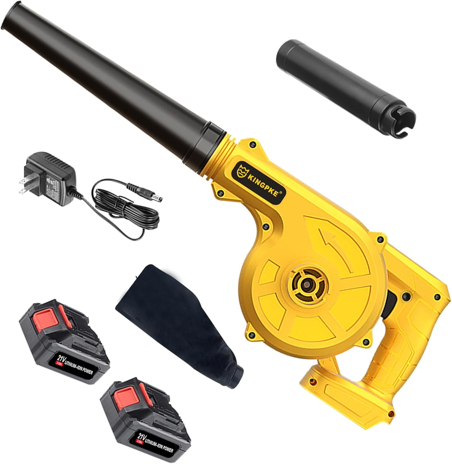 Leaf Blower Cordless with Battery and Charger, Battery Powered Electric ...