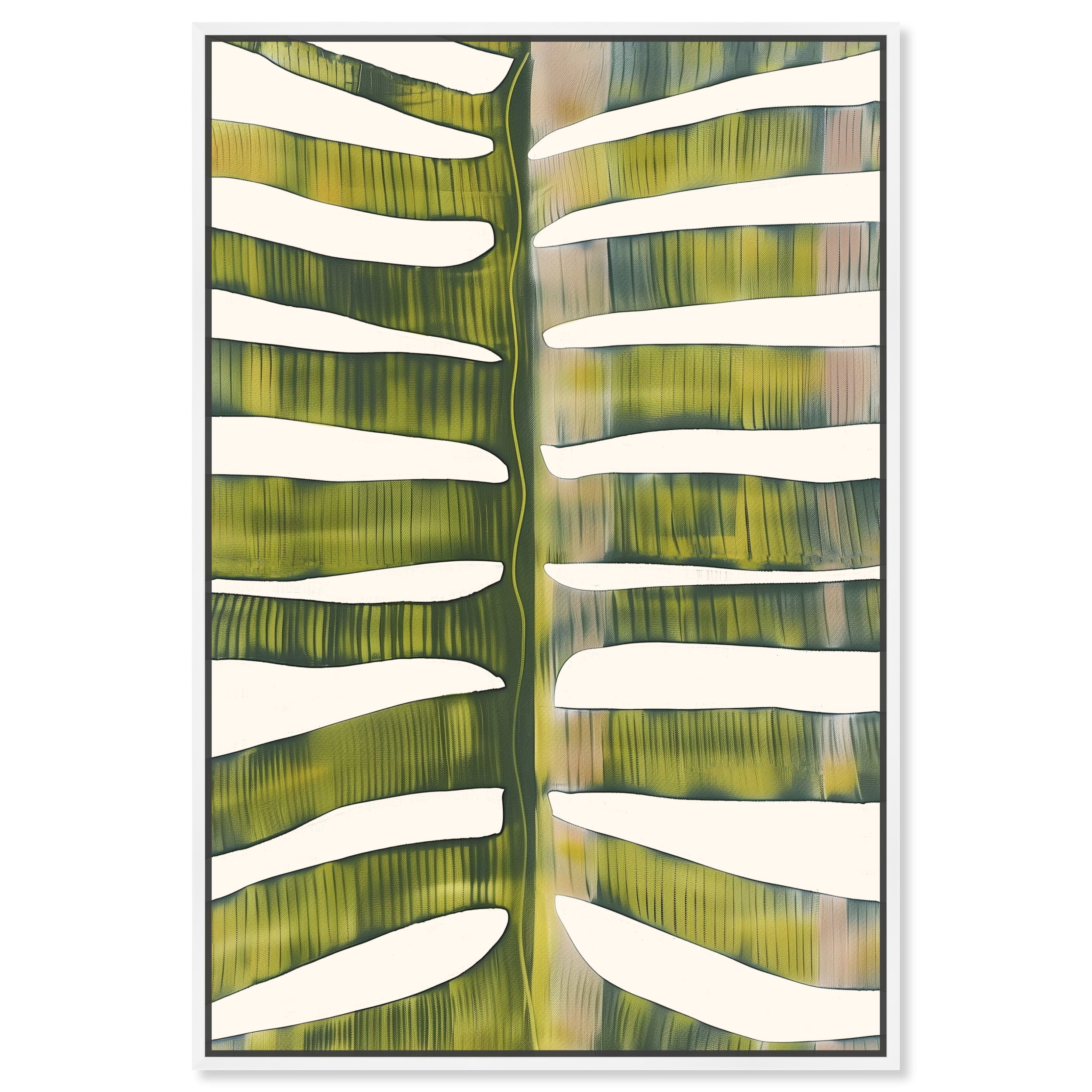 Leaf Bongo I Minimalistic Botanical Art Prints Canvas Wall Art by Art ...