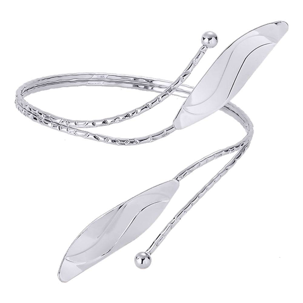 Leaf Bracelet Armband Upper Arm Cuff Armlet Festival Bridal Adjustable ...