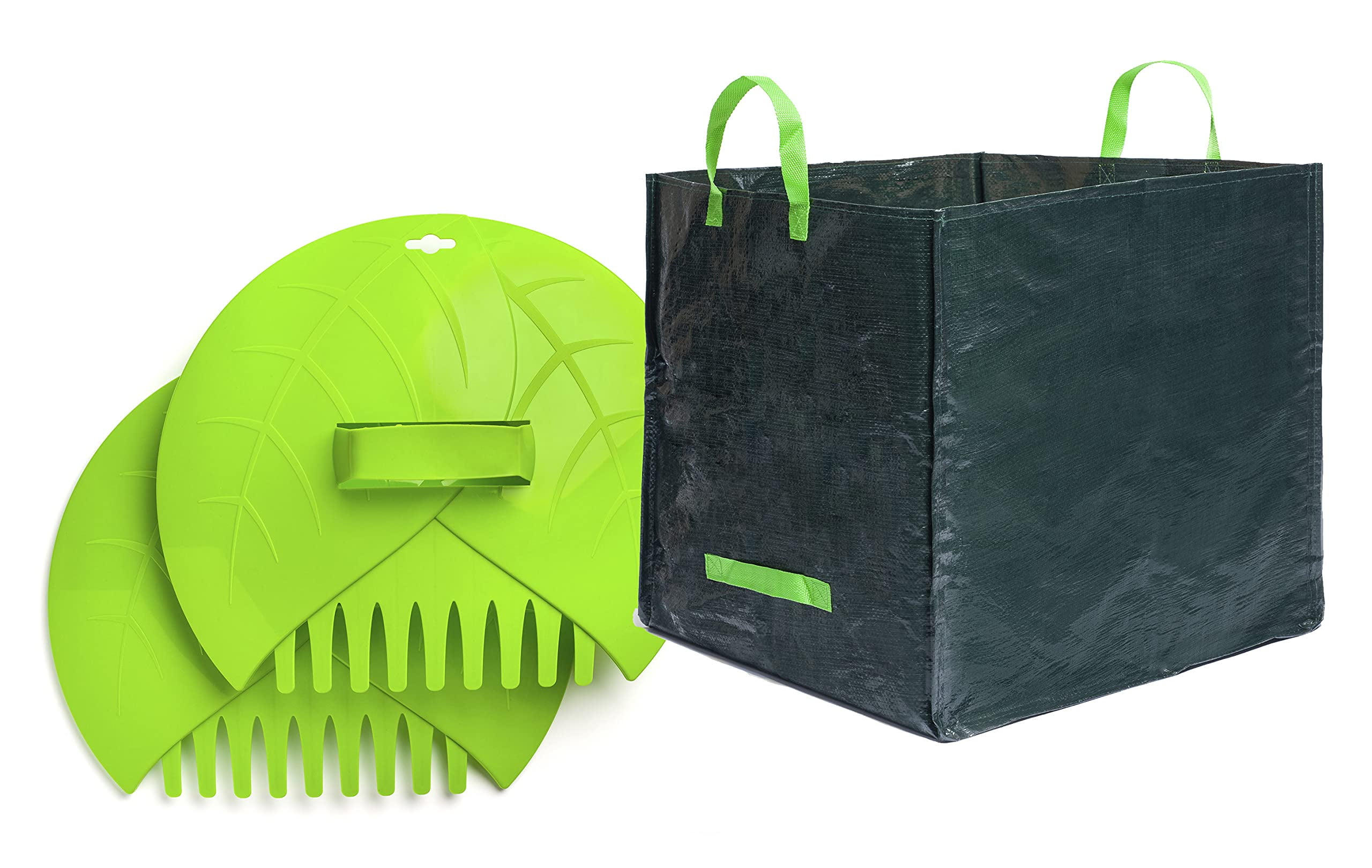 Leaf Claws for Picking Up Leaves, with 2 Hand Rake Scoops, 26 Gallon ...