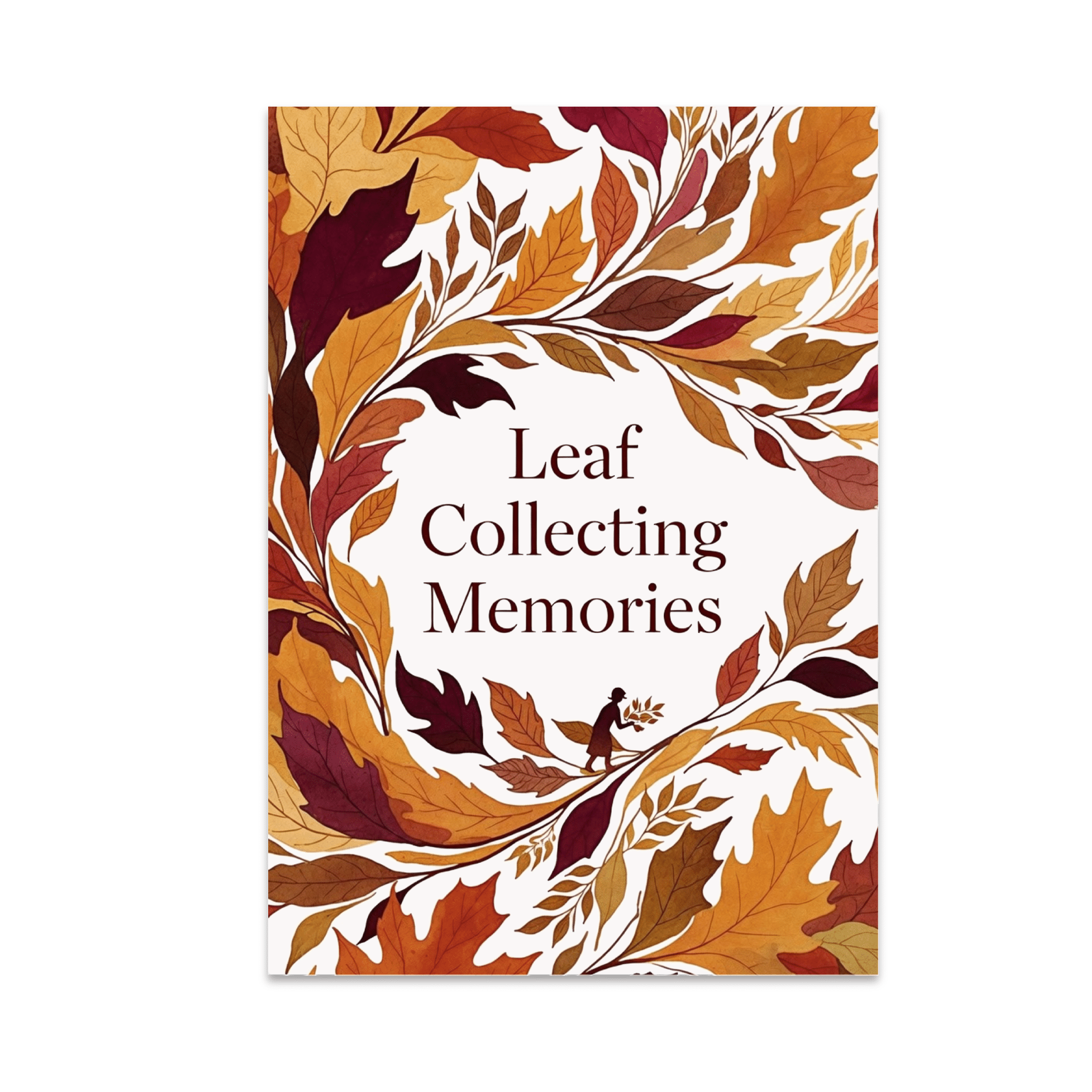 Leaf Collecting Memories Poster Print - Autumn Lover Wall Art - 13x19 ...