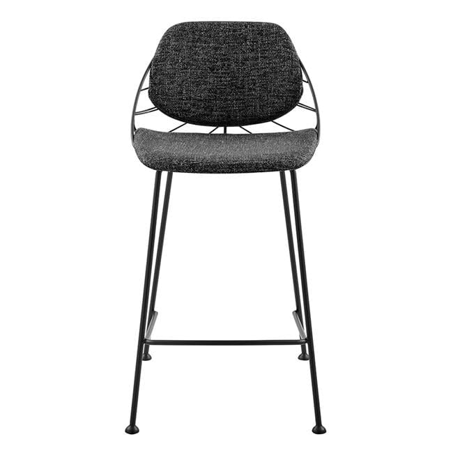 Leaf Counter Stools, Black - Set of 2 - Walmart.com