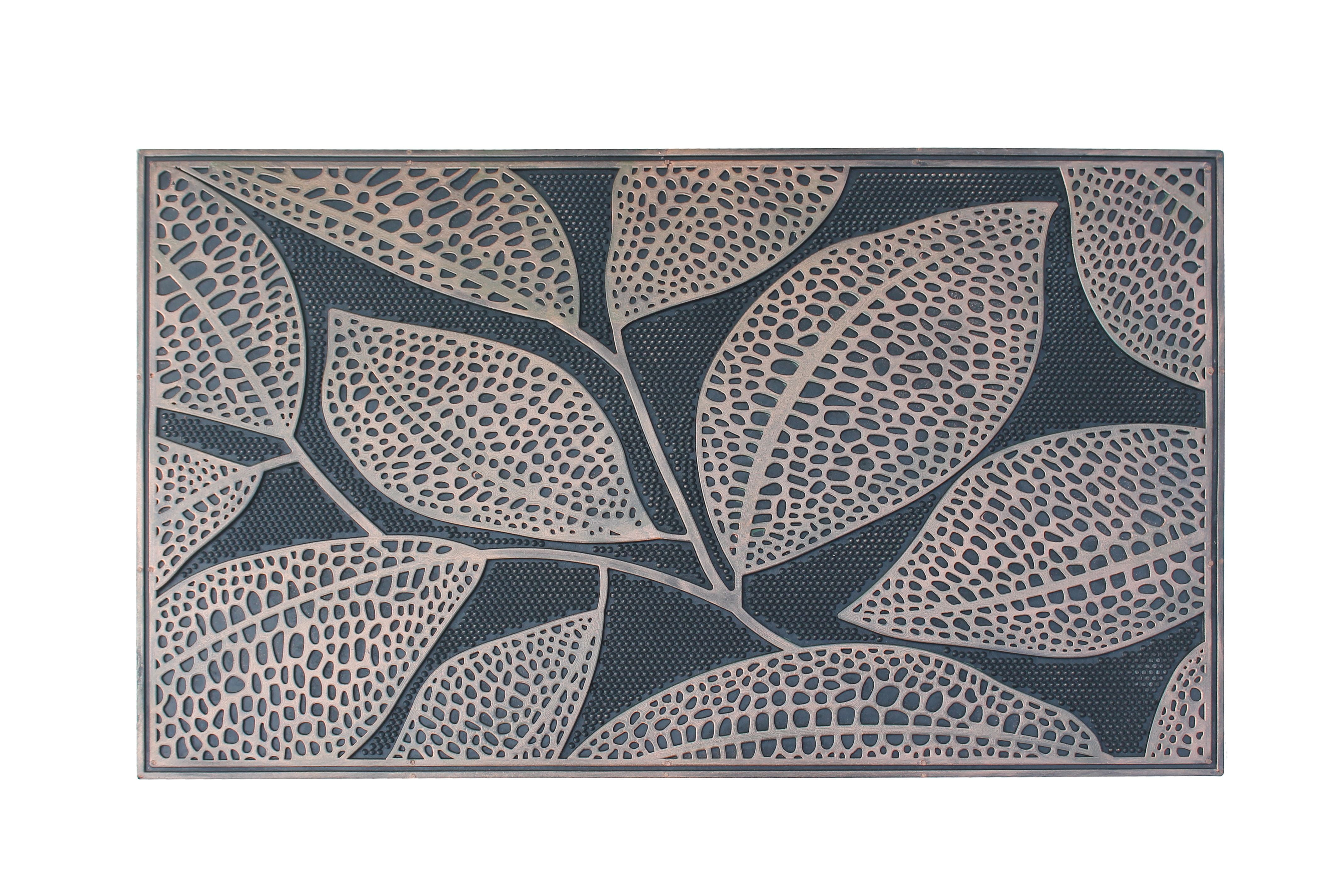 A1HC Rubber Pin Doormat for Outside Entrance, Beautifully Copper Hand ...