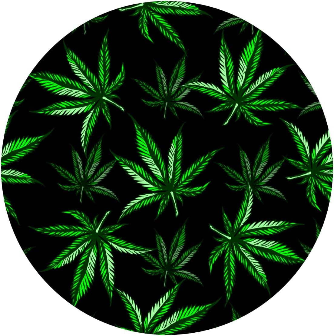 Leaf Edible Cake Topper-8" Round - Walmart.com