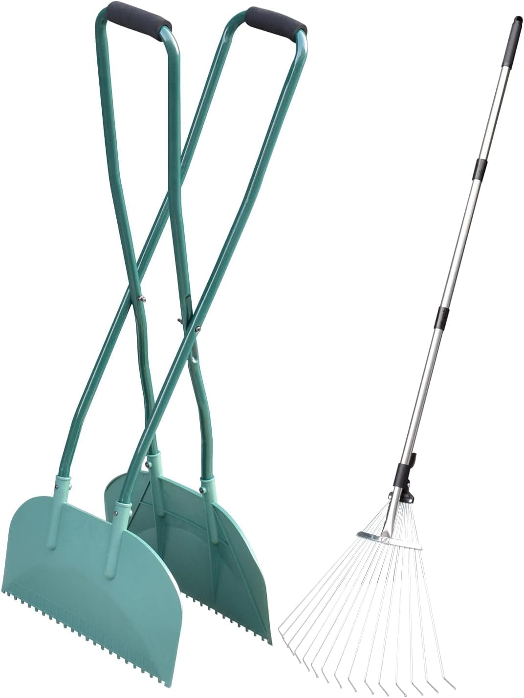 Leaf Grabber, Adjustable Rake, Leaf Picker Upper, Leaf Rake, Leaf ...