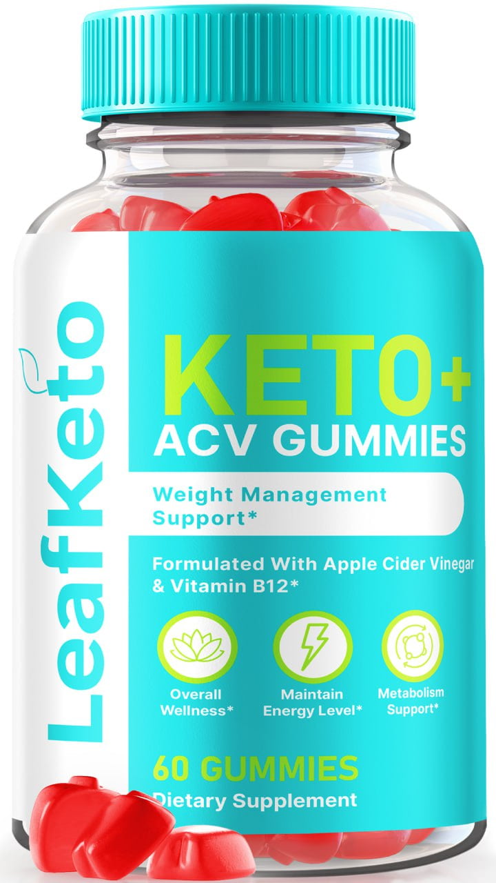 Leaf Keto ACV Gummies, Keto + ACV Supplement, All Natural Keto Plus ...