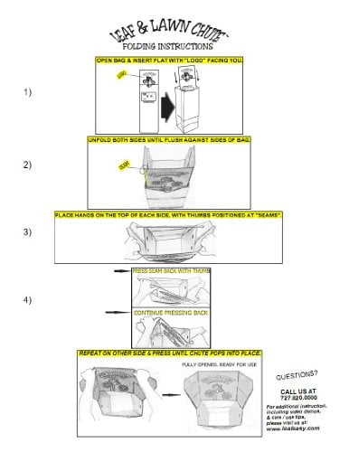 Leaf&Lawn Chute-3 Pack - Walmart.com