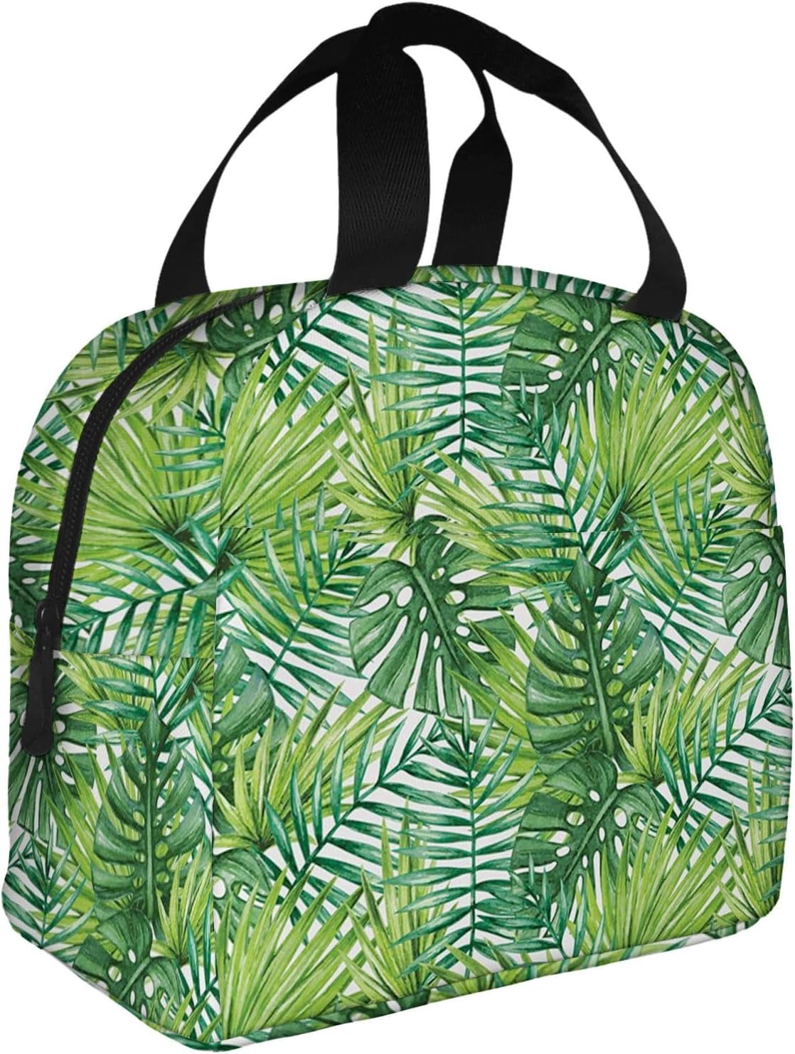Leaf Lunch Box For Women & Men,Banana Palm Tree Leaves Watercolor ...