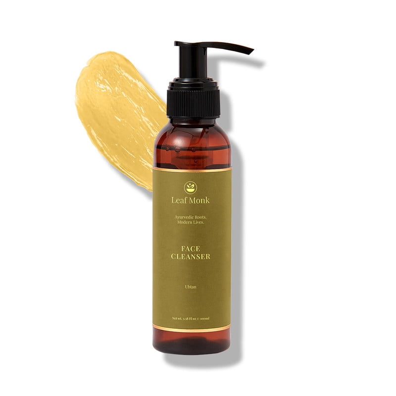 Leaf Monk Ayurvedic Ubtan Face Cleanser - Exfoliating & Brightening ...