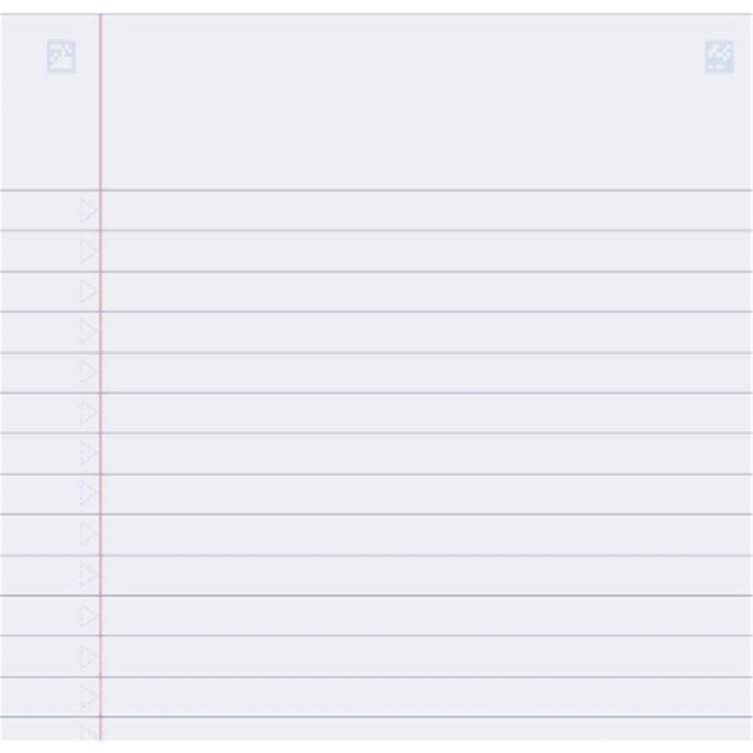 Leaf Paper + Study App, Wide Ruled Filler Notebook Paper, Reinforced ...