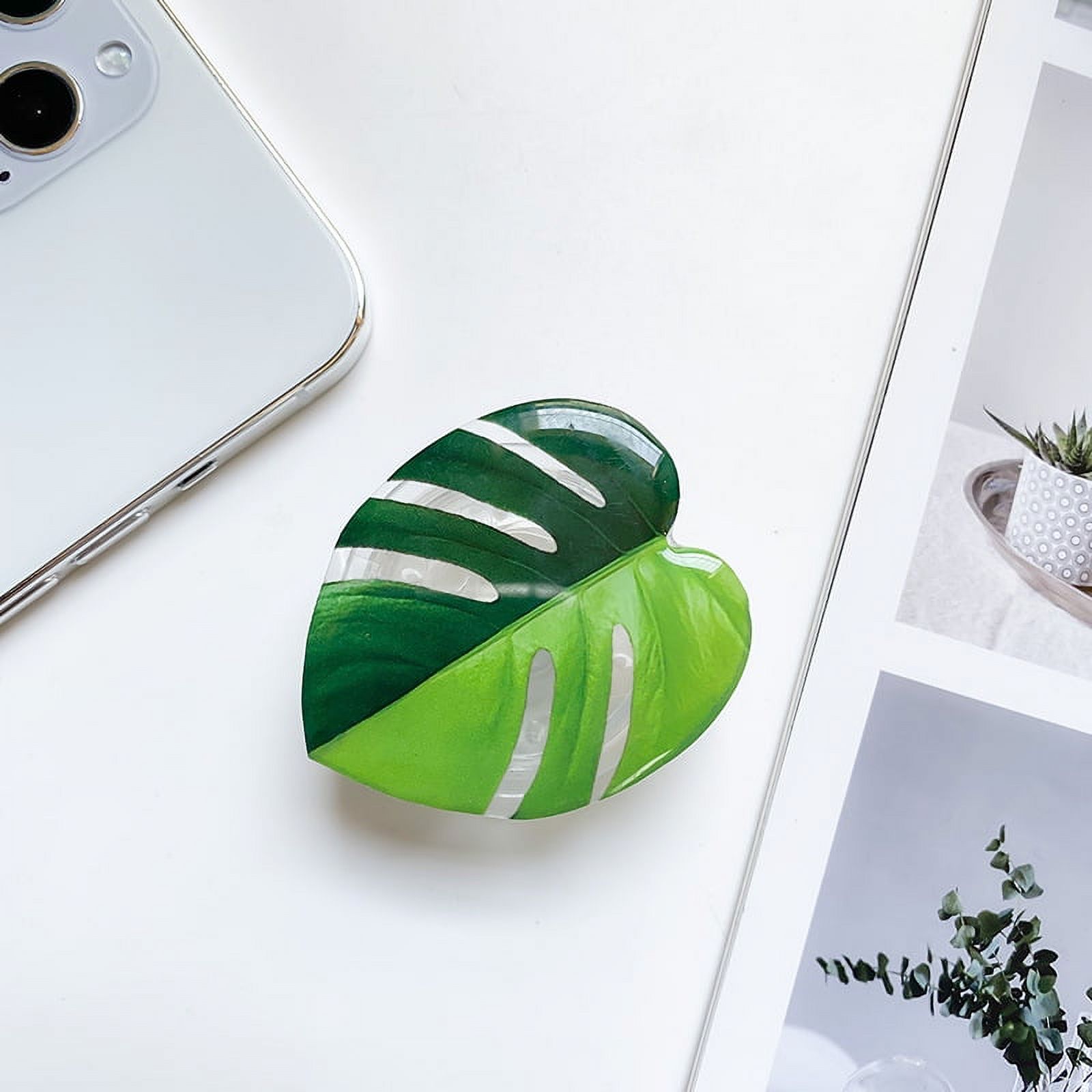 Leaf Plant Korea Cell Phone Holder Socket Folding Grip Tok for IPhone ...