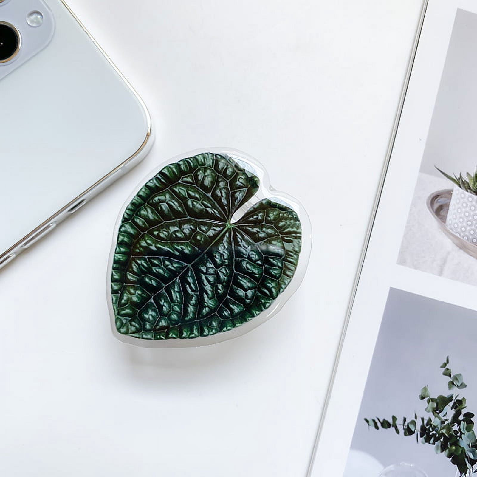 Leaf Plant Korea Cell Phone Holder Socket Folding Grip Tok for IPhone ...
