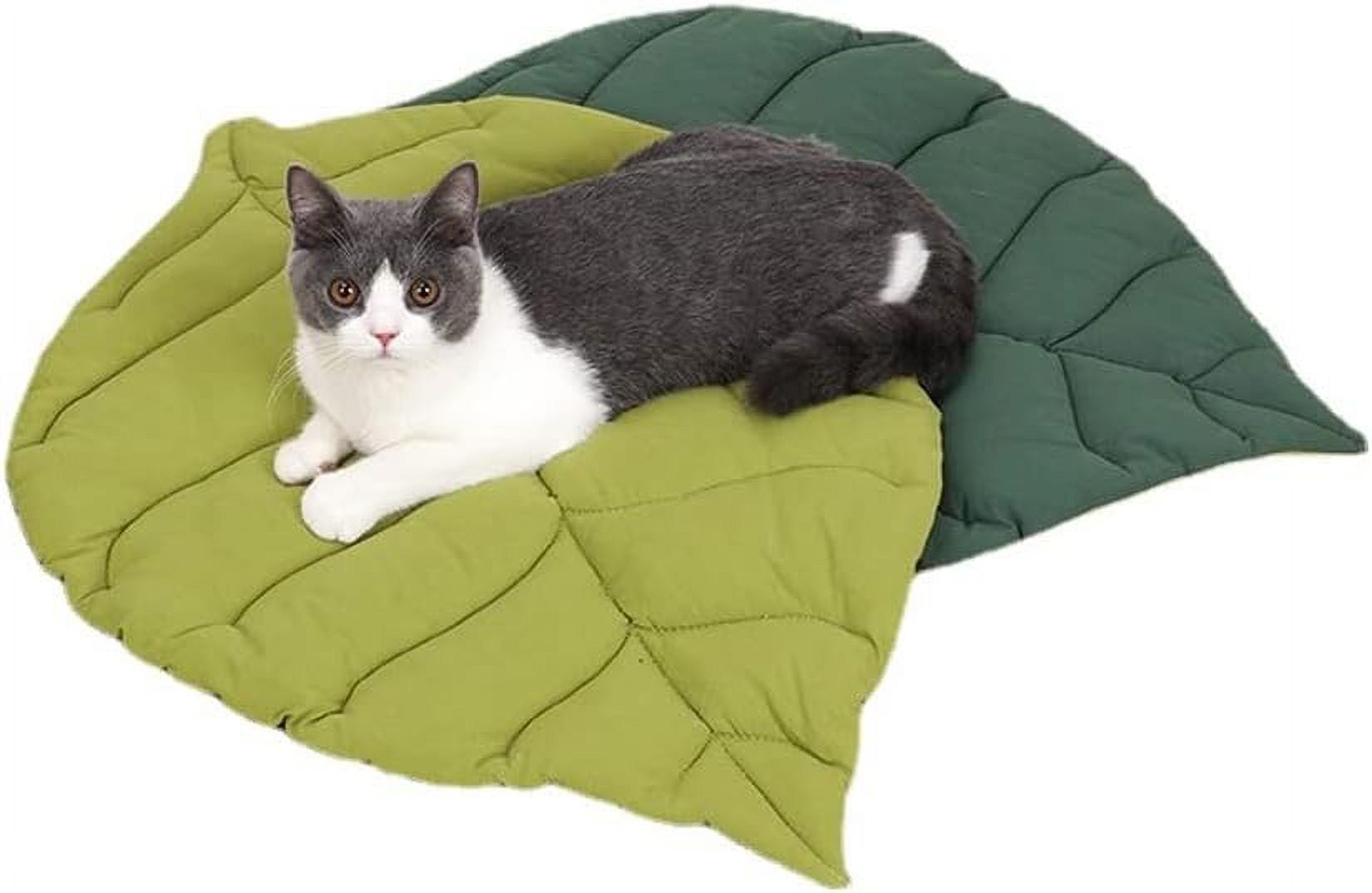 Leaf Shape Cat Nest and Dog Bed - Double-Sided, Warm and Comfortable ...