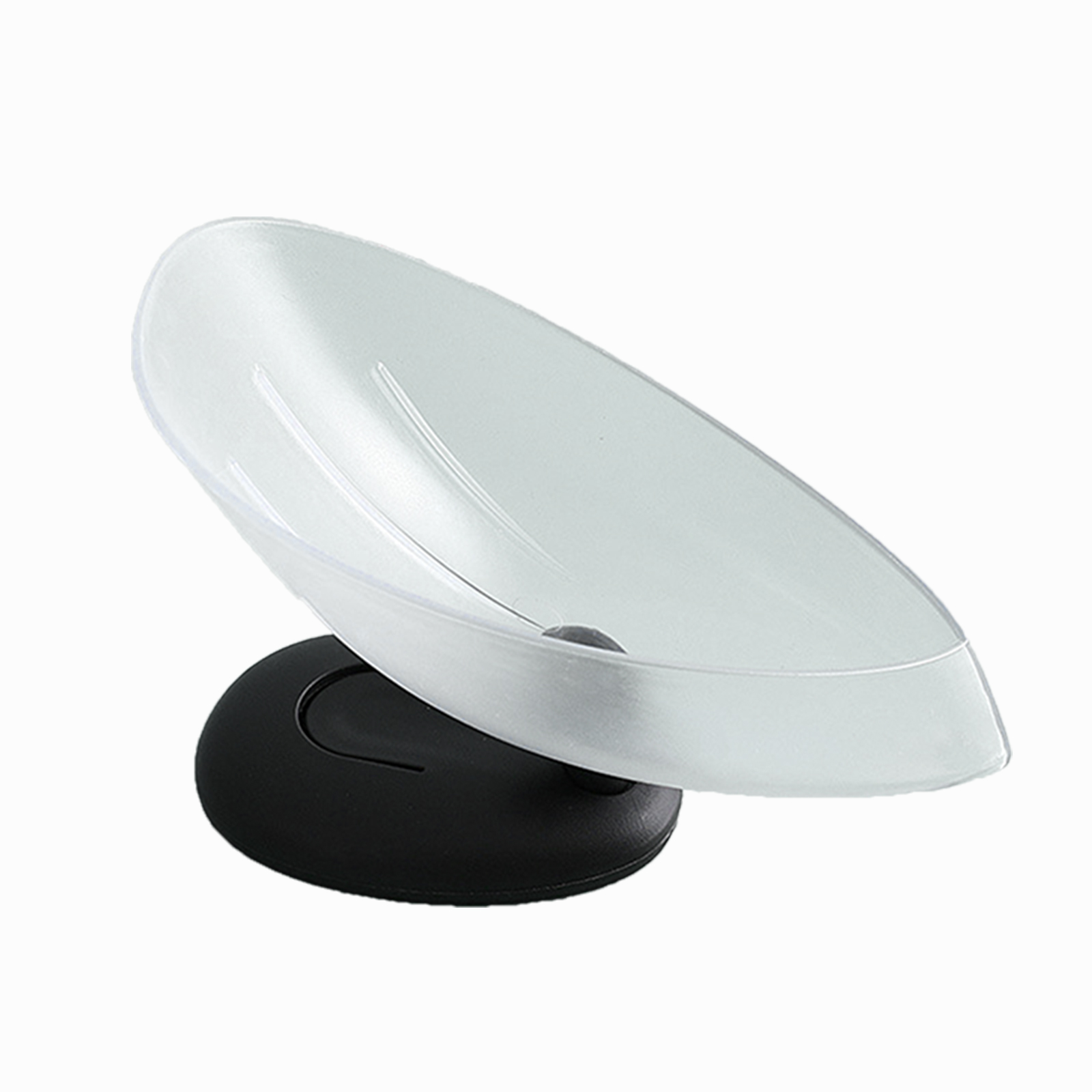 Leaf Shape Soap Holder Self Draining Holder With Suction Cup Smooth